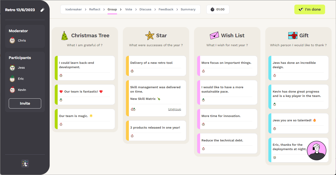 Christmas Retrospective - Teammeter